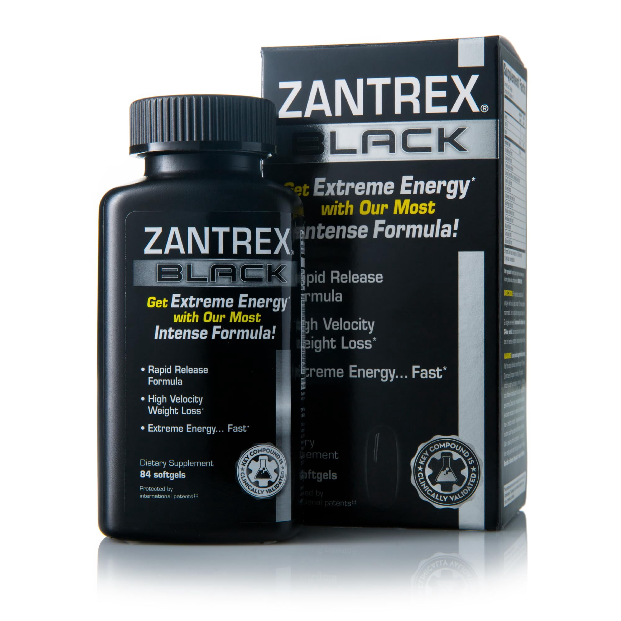Suplemento para bajar de peso Zantrex Black 84 pastillas | Bodega ...