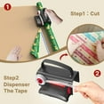 2 Pack Wrapping Paper Cutter and Tape Dispenser, Gift Wrap Tool Kit for ...