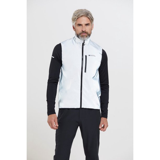 Mountain Warehouse Men's 360 Reflective Reversible Gilet Night Exercise ...