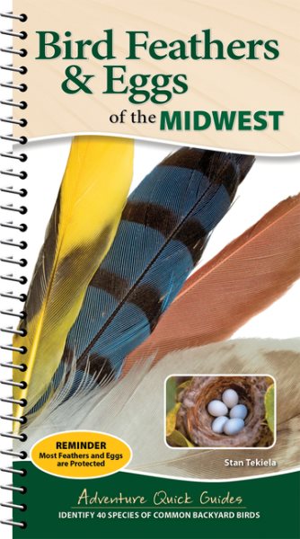 Pre-Owned Adventure Quick Guides Bird Feathers & Eggs of the Midwest ...