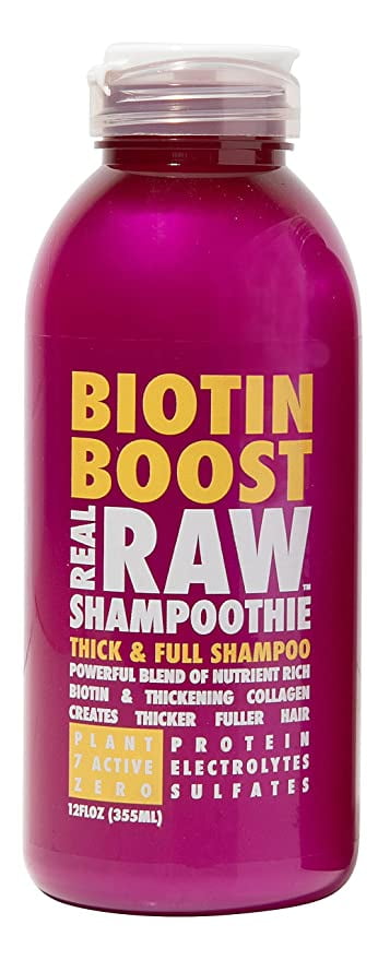 Real Raw Shampoothie Biotin Boost Shampoo, 12 fl oz - Walmart.com
