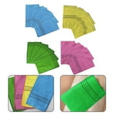 Korean Body Scrub Exfoliating Cloth, 5 Pcs 9.06*5.51 inches Pink Sauna ...
