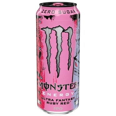 Monster Energy, Ultra Fantasy Ruby Red, 1 count, 16 fl oz-Pack Of 2 ...