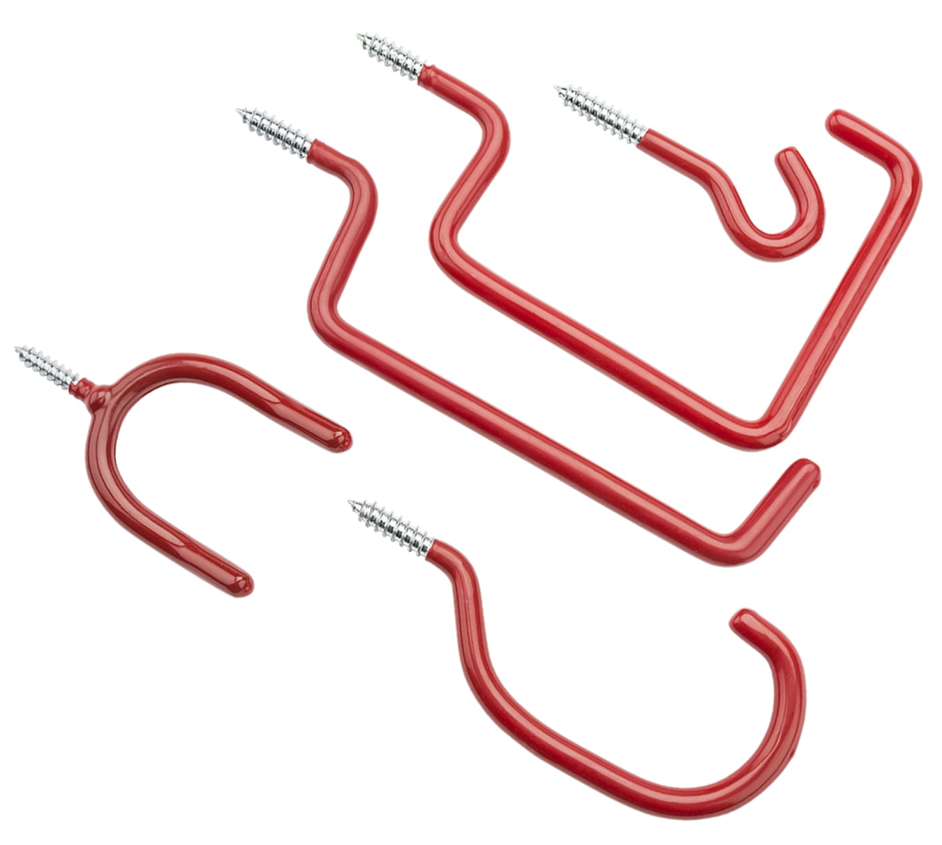 National Hardware N112-036 Red Vinyl Coated Home Hook Assortment 10 ...