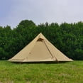 Tent,Tent Tent X 5.2' Tent Waterproof Mat Stove Tent With Stove Pyramid ...