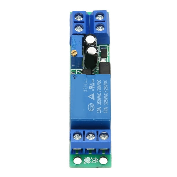 Timer Relay Module, Easy Wiring Reverse Protection DC 12V Time Delay ...