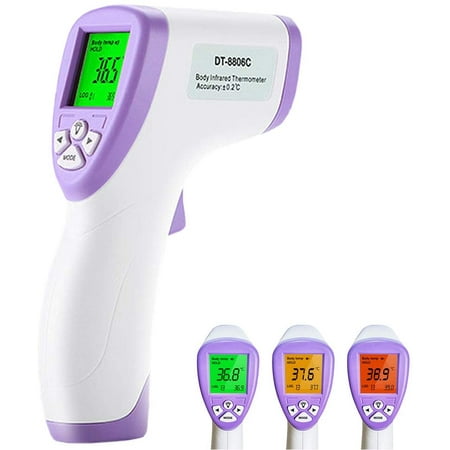 No-Touch Quick Read Forehead Body Digital Infrared Thermometer Gun for ...