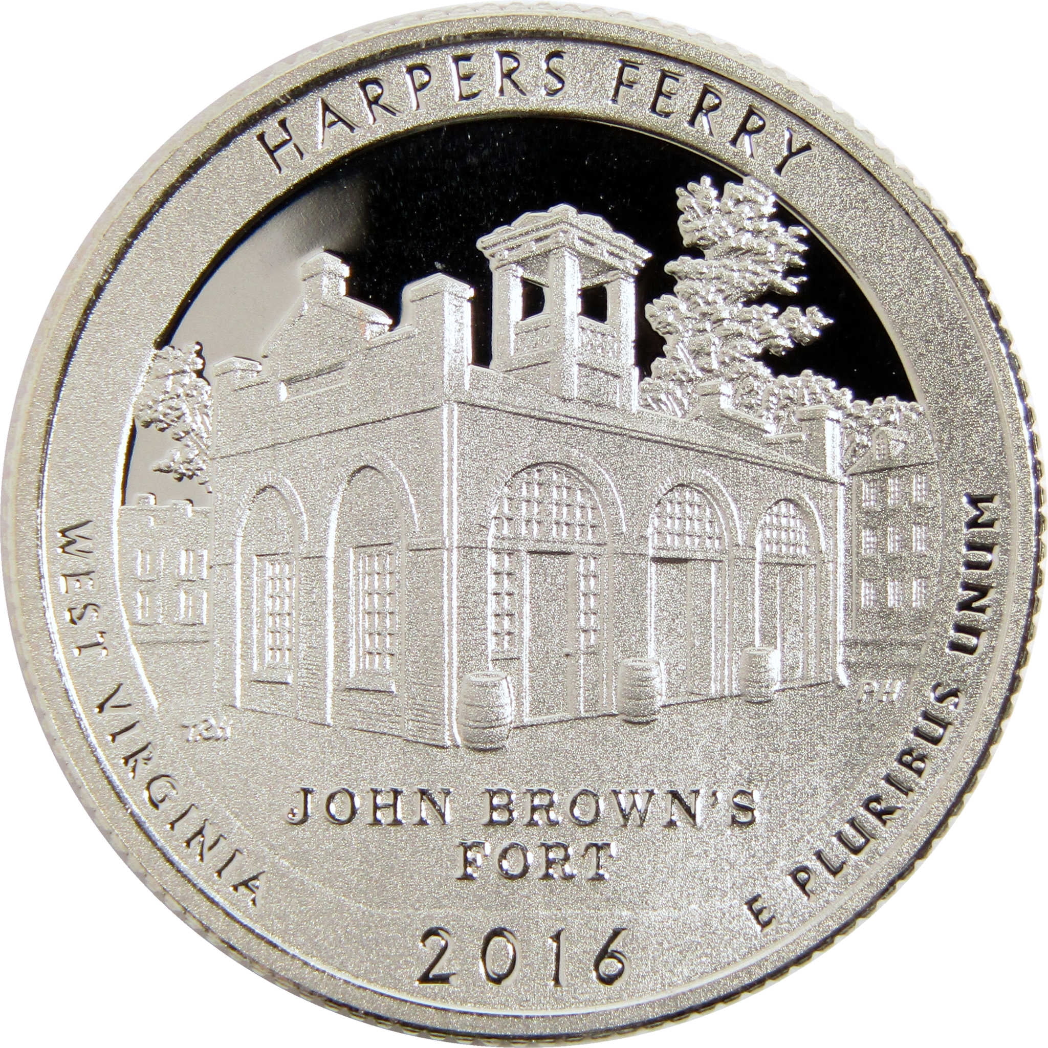 2016 S Harpers Ferry National Historical Park Quarter Clad 25c Proof ...