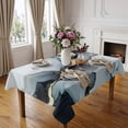 Abstract Gradient Marble Texture Table Cloth 52x70in, Waterproof ...