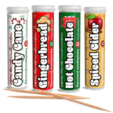 Xero Picks Energy - Variety - Infused Flavored Toothpicks with Caffeine ...