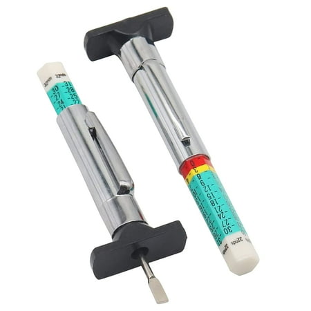 2pcs Tread Depth Gauge Double Sided Color Coded Tire Depth Gauge ...