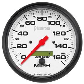 AUTO METER 4489 5IN SPEEDO, 160 MPH, IN- DASH, ELEC, ULTRA-LITE ...