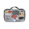 Ever Start Emergency Car Kit with Roadside Assistance, Booster Cables, First Aid, Rain Poncho ...