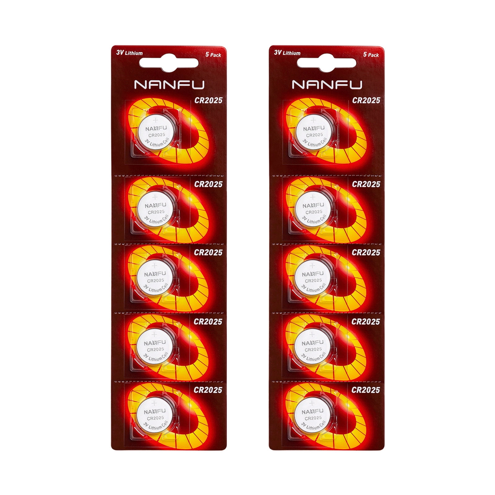 Click here for Nanfu 10 Pack Cr2025 Lithium Coin Cell Batteries prices