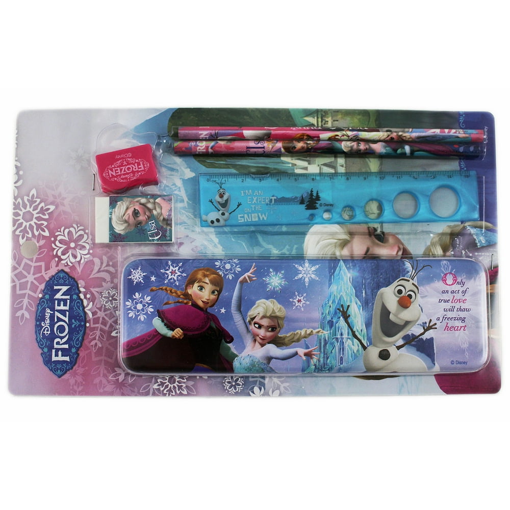 Disney's Frozen Anna Elsa and Olaf School Supplies Set - Walmart.com ...