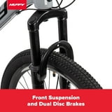 Huffy Scout Hardtail Mountain Bike, 24" Wheels, 21-Speeds, Disc Brakes ...