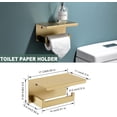 4-Piece Bathroom Hardware Set Premium Stainless Steel Bath Towel Bar ...