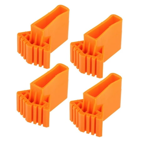 4-Pack Ladder Feet Rubber Pads Protector Trapezoid Pads Attic Ladder ...