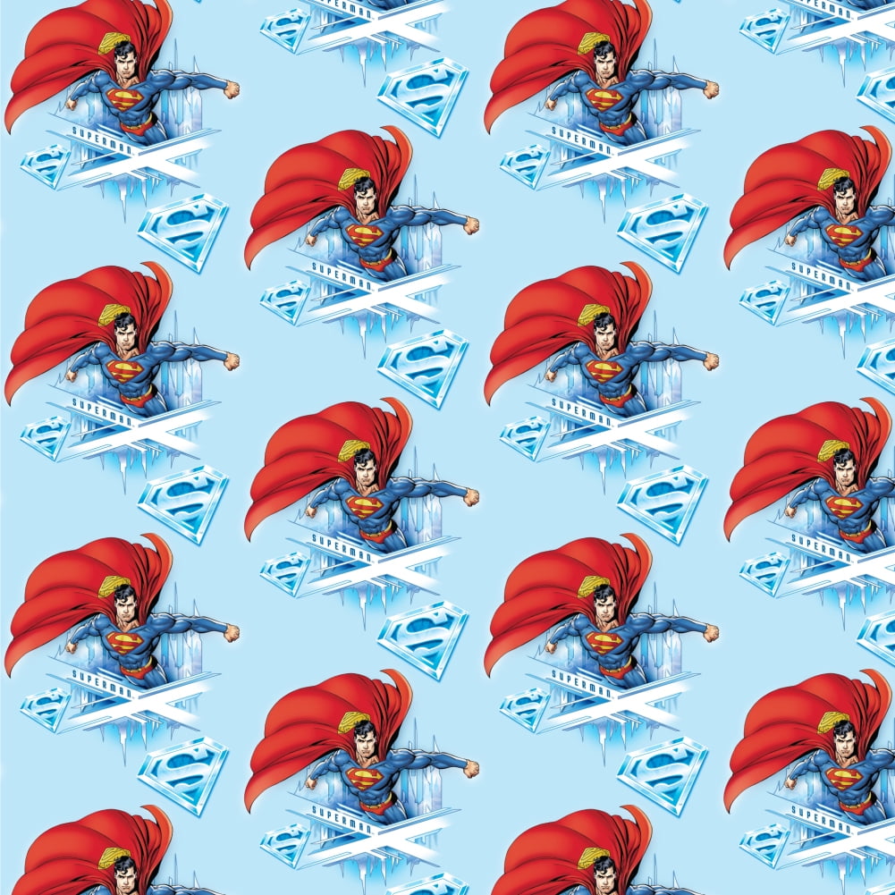 Superman Solitude Premium Roll Gift Wrap Wrapping Paper - Walmart.com