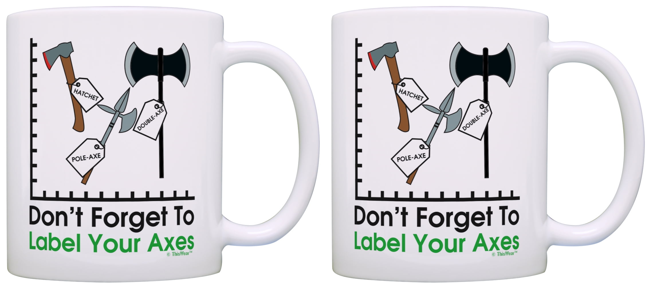 ThisWear Funny Math Teacher Gifts Don't Forget Label Your Axes Algebra ...
