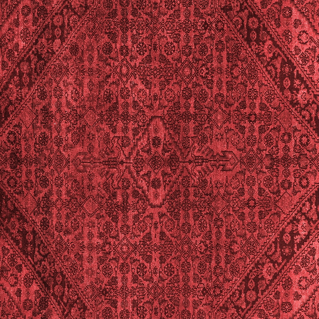 Ahgly Company Machine Washable Indoor Square Abstract Red Modern Area ...