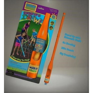 Walkie Chalk Stand Up & Draw, Kids Sidewalk Chalk Kit Toy in Tropical ...
