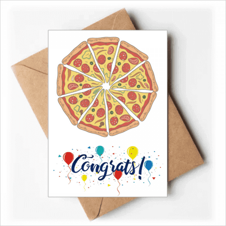 Peppers Pizza Italy Tomato Foods Wedding Cards Congratulations Greeting ...