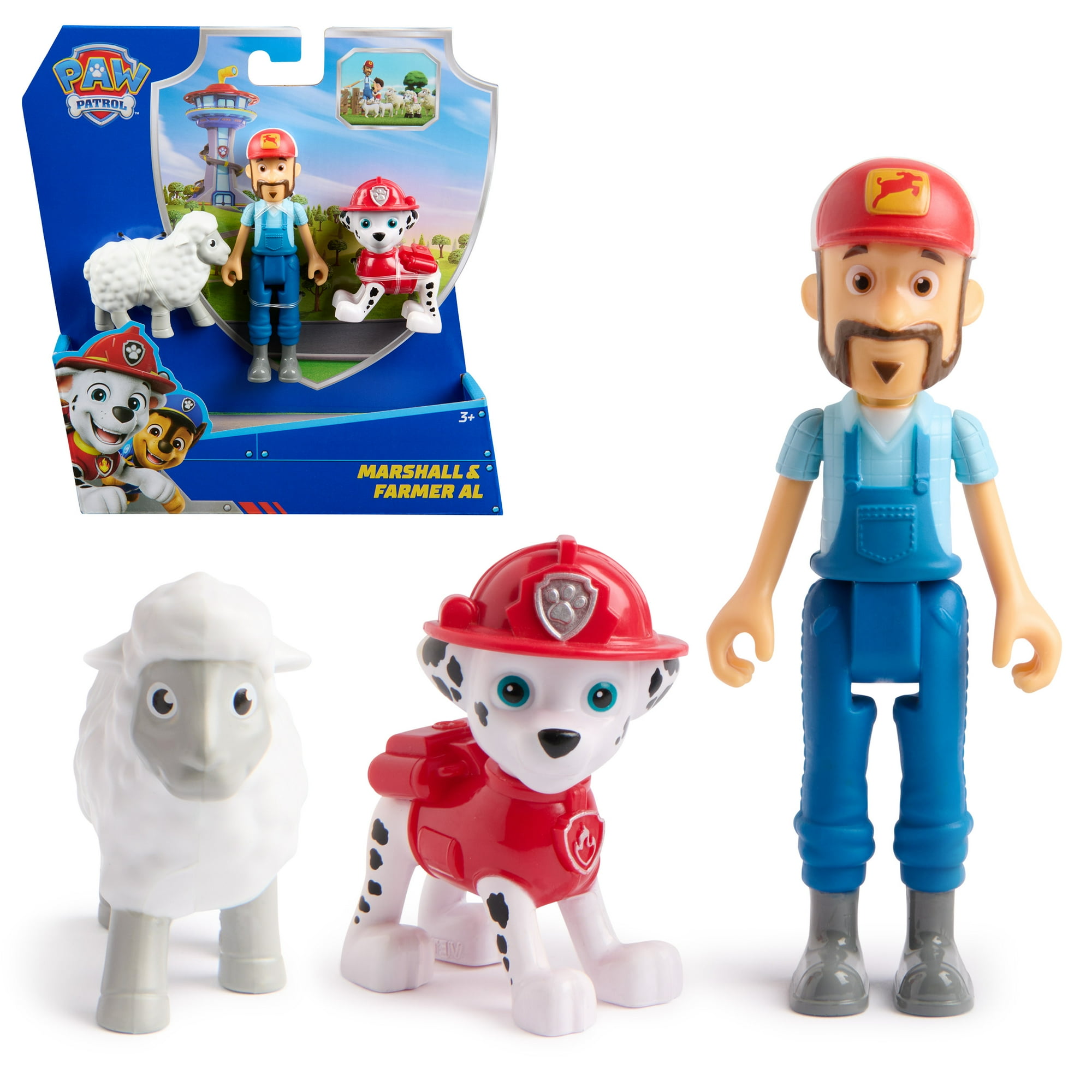 Click here for Paw Patrol Marshall & Farmer Al Figure Pack With S... prices