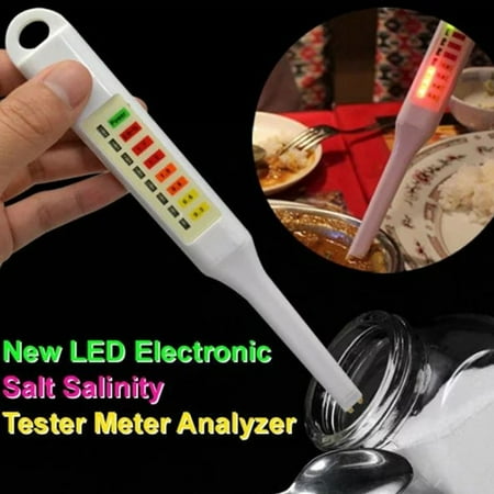 LED Detector Handheld Concentration Meter Food Salt Analysis ABS ...