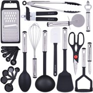 ReaNea 13 Piece Stainless Steel Kitchen Utensils Set with Utensil ...
