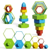 Hape: Wobble Wonder Stacker - Nesting Chicken & Egg Shell Toy, Reveal ...