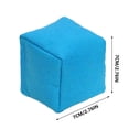 Blue Blue Solid Color Canvas Sandbag Hand Sewn Throw Toy Kick Sandbag ...