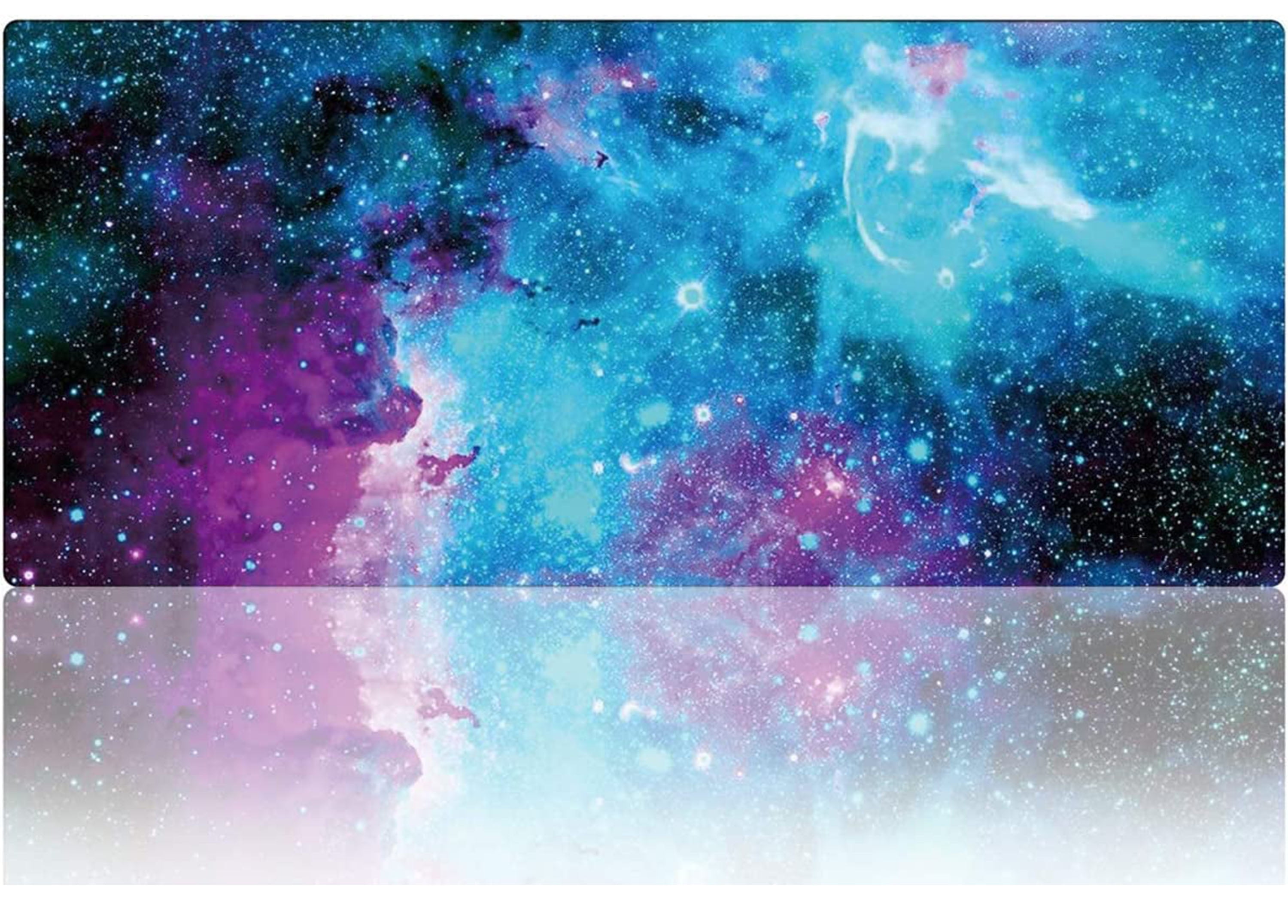 Large Galaxy Desk Mat Mouse Pad Big DeskPad Desk Cover Extended Cute ...