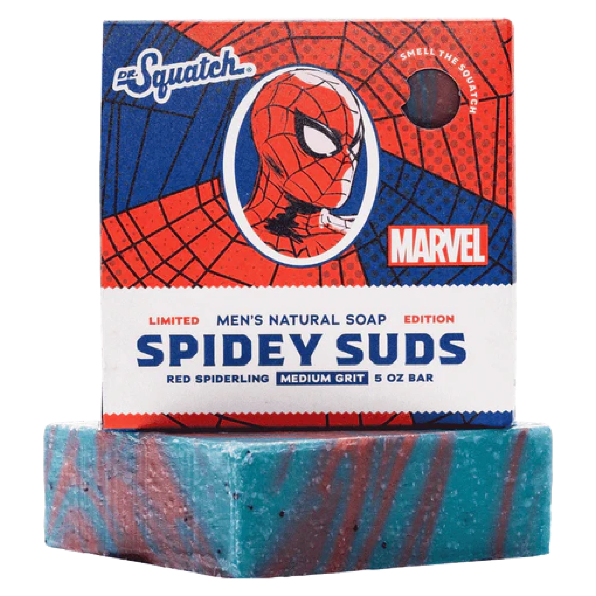 Dr Squatch Limited Edition Natural Bar Soap Spidey Suds 5 Oz