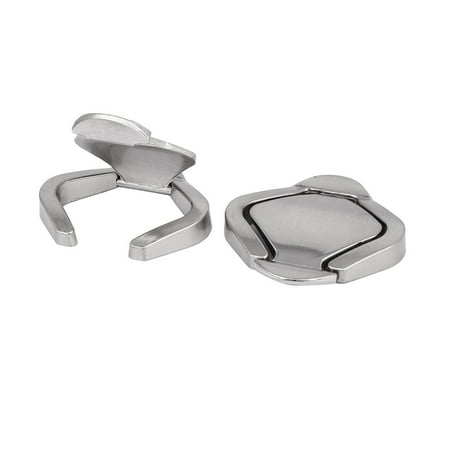 Wardrobe Cabinet Concealed Hidden Recessed Grip Pull Handle Silver Tone ...