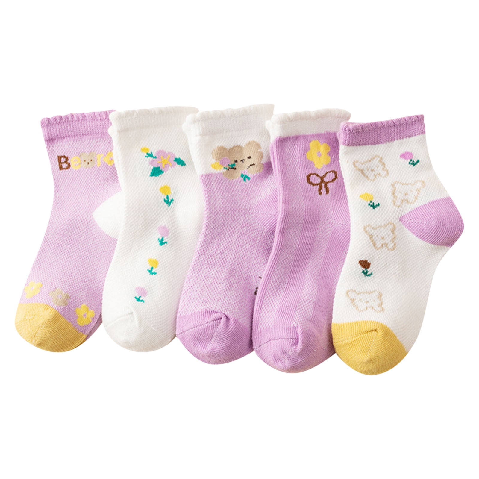 Nechology Big Kid Boys Socks Little Boys Socks 4 6 Years Infant Socks Floor Socks Summer Cotton Socks Cartoon Thin Breathable Autumn Cartoon Kid Cloth