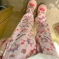 Sanrio Hello Kitty Long Pants Kawaii Cute Cartoon Girl Wide Leg Pants ...