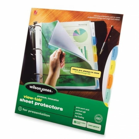 Wilson Jones View-Tab Sheet Protector | Walmart Canada
