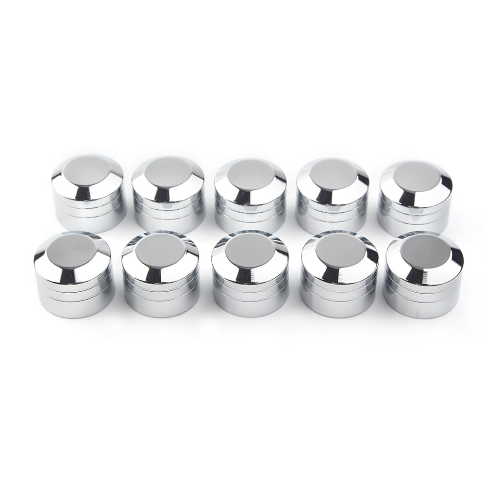 BFY 9mm Chrome Motorcycle CNC Bolts Topper Cap Cover Universal For ...
