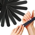 Wattne 10pcs Washable Double-Sided Emery Nail Files, 100/180 Grit for ...
