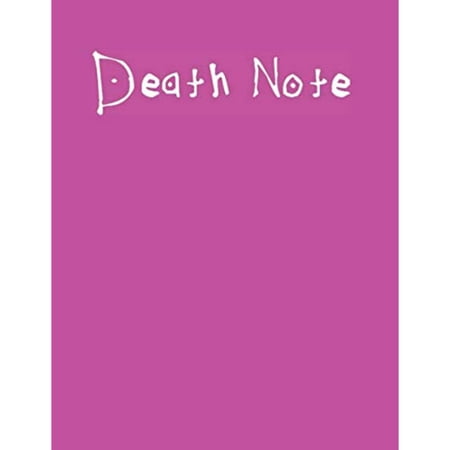 Death Note : Notebook & Journal - pink version for girls - 120 Lined ...