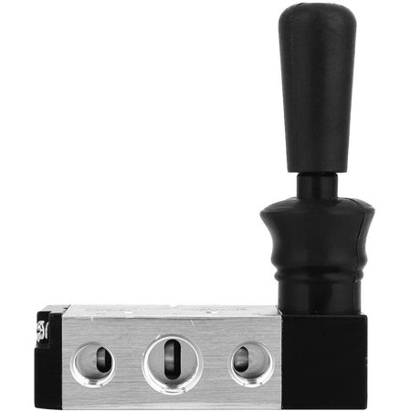 4H210-08 Hand Pull Pneumatic Mechanical Valve Hand Lever Operated Type 2 Position 5 Way Manual ...