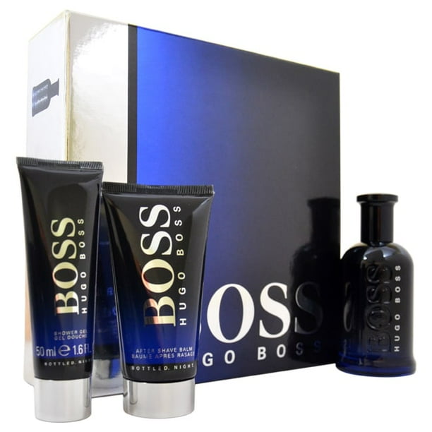 HUGO BOSS - Hugo Boss Boss Bottled Night by for Men 3-piece Gift Set ... HUGO BOSS - Hugo Boss Boss Bottled Night by for Men 3-piece Gift Set ...
