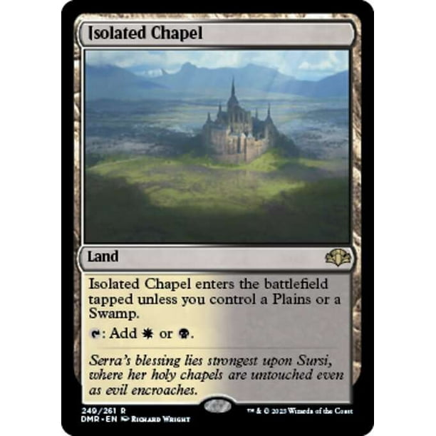 MtG Dominaria Remastered Rare Isolated Chapel - Walmart.com