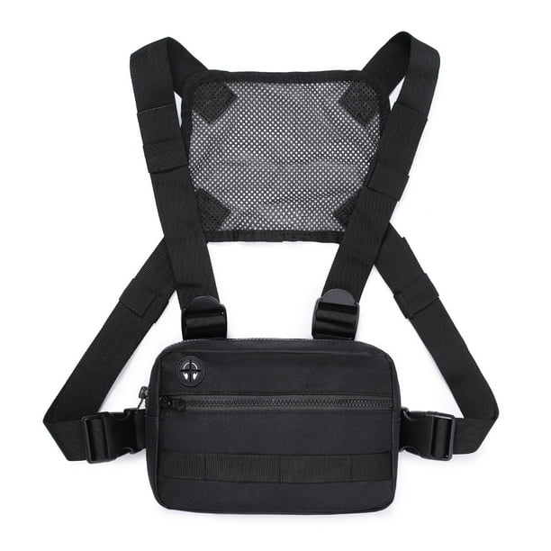 Water Resistant Chest Bag - Running Chest Bag for Men with Extra ...