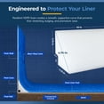 Blue Wave 48-in Peel and Stick Above Ground Pool Cove - Walmart.com