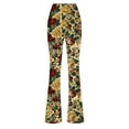 DailyTrove Women's Wide-Leg Lounge Pants - Leopard & Floral Panel ...