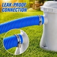 Blue 4 Pcs Above Ground Pool Replacement Filter Pump Hoses - Walmart.com