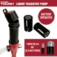 Hyper Tough Battery Powered Fluid Transfer Pump, 7 Gallons per Minute, Up to 7 Quarts, Suitable ...