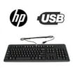 HP Wired Desktop 320K Keyboard L96909-001 with USB for Laptop Computer ...